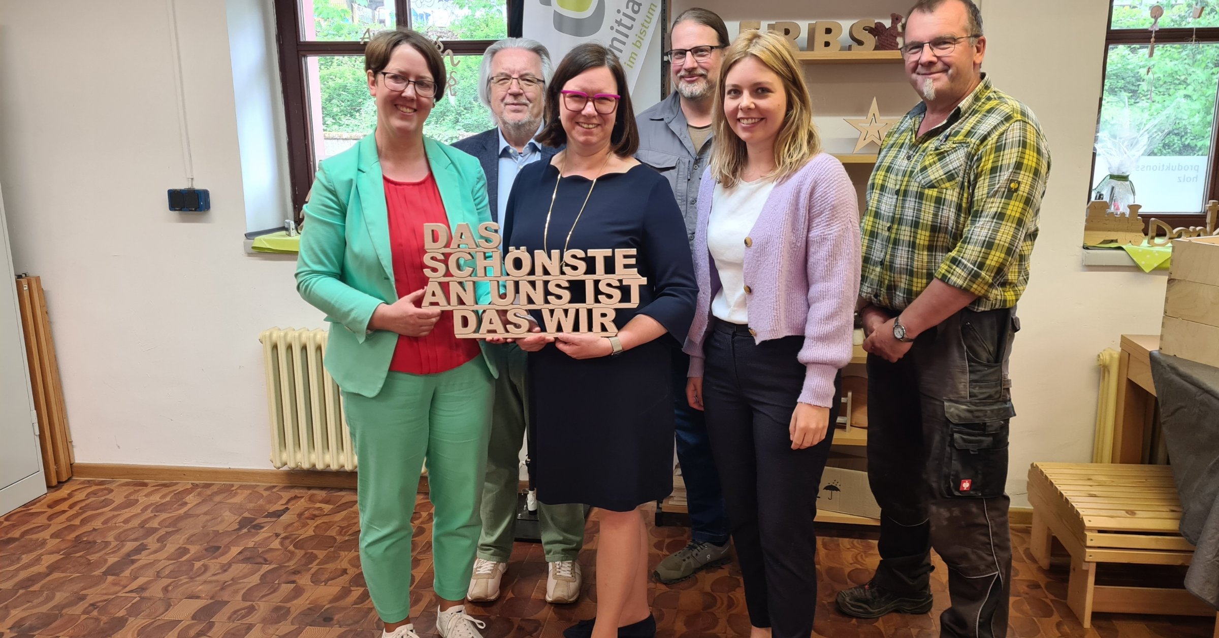 Besuch der Staatssekretärin Manuela Strube