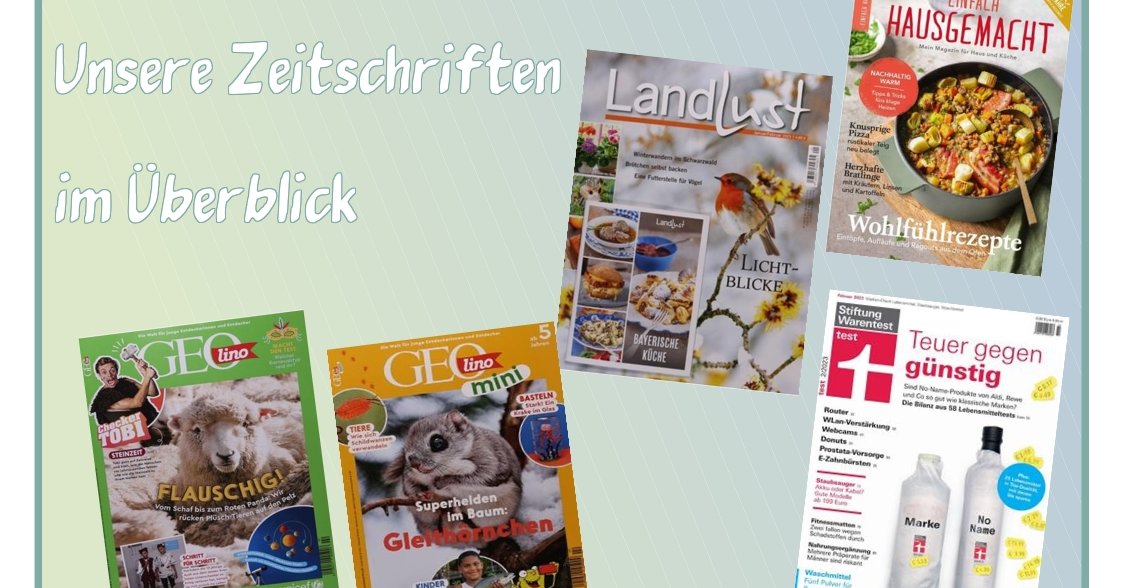 NEU - Ab sofort Zeitschriften in der Ausleihe | KÖB Heidesheim