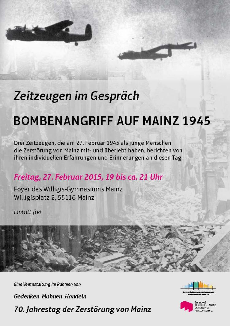 Bombenangriff auf Mainz 1945 | Gesellschaft Bistum Mainz