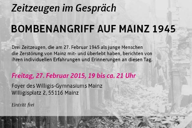 Bombenangriff auf Mainz 1945 | Gesellschaft Bistum Mainz