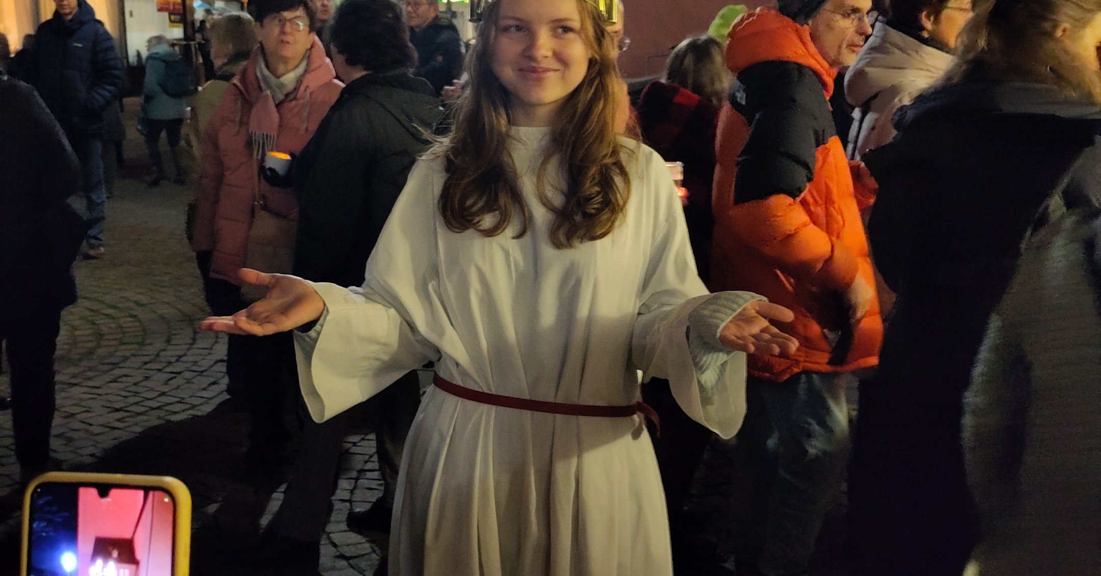 Strahlend wie Kerzenlicht: Die hl. Lucia in Darmstadt