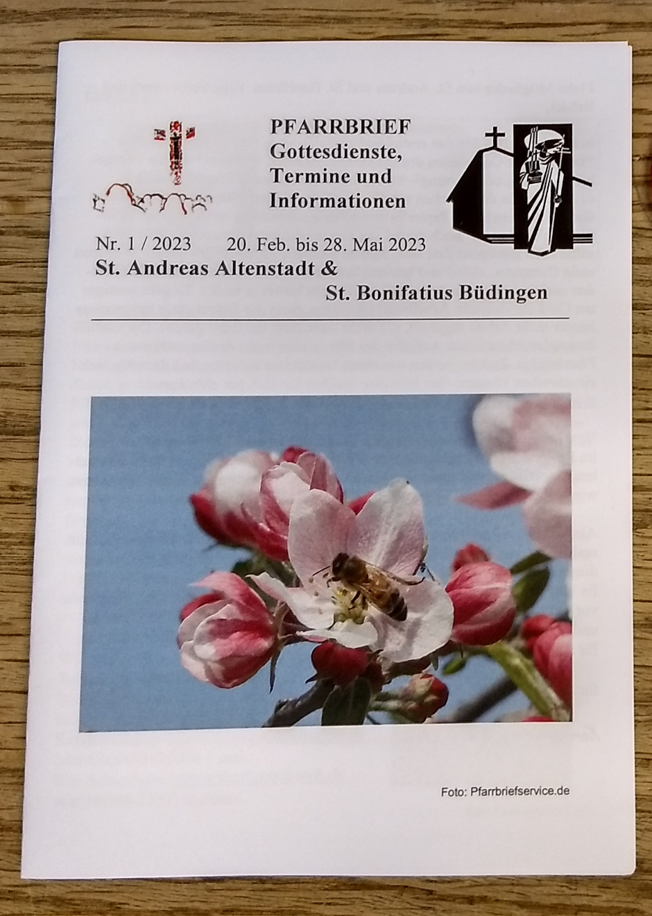 Der letzte gedruckte Pfarrbrief miteinander Gemeinde St. Andreas Altenstadt