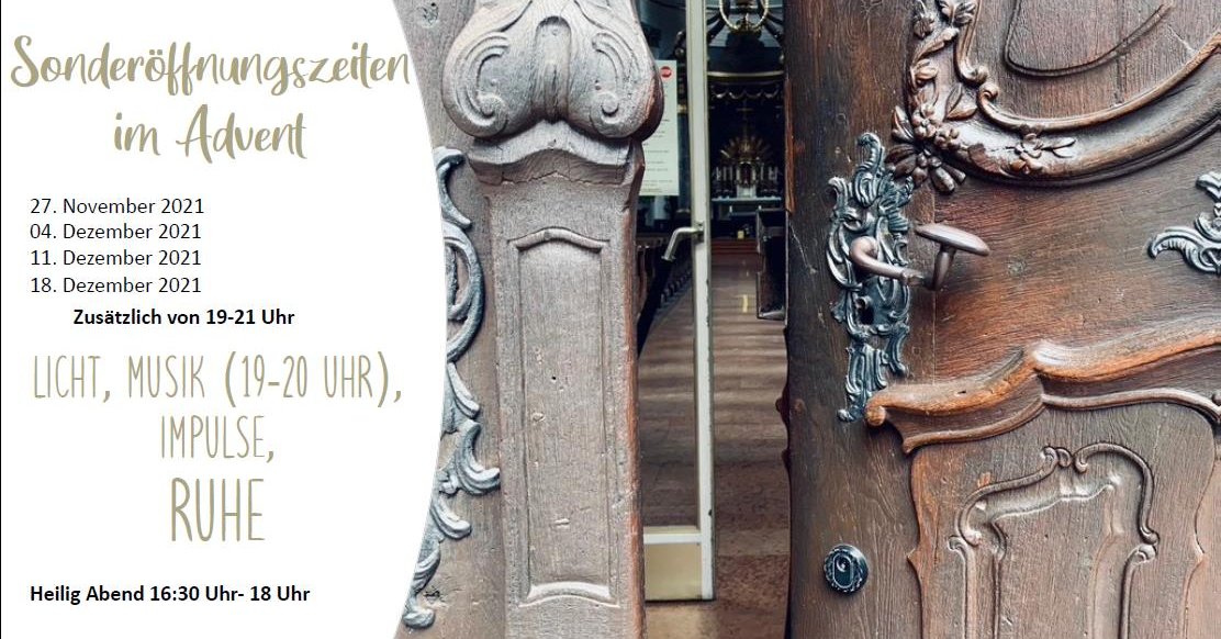 Offene Kirche im Advent - St. Ignaz in adventlichem Licht | Pfarrei St. Ignaz Mainz