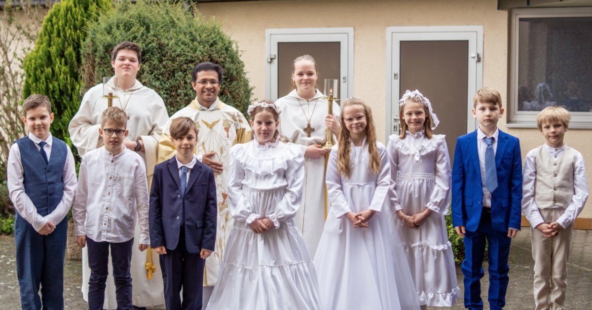 Erstkommunion Langgöns 2023 Pfarrgruppe Am Limes