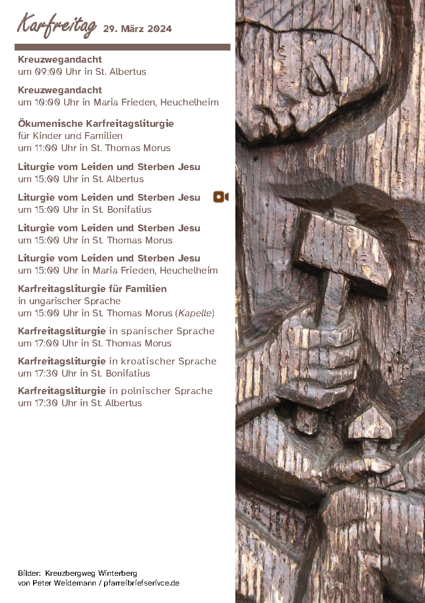 Karfreitag |Pfarrei St. Bonifatius Gießen