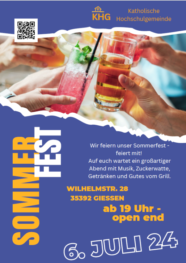 Sommerfest der KHG Gießen |Pfarrei St. Bonifatius Gießen