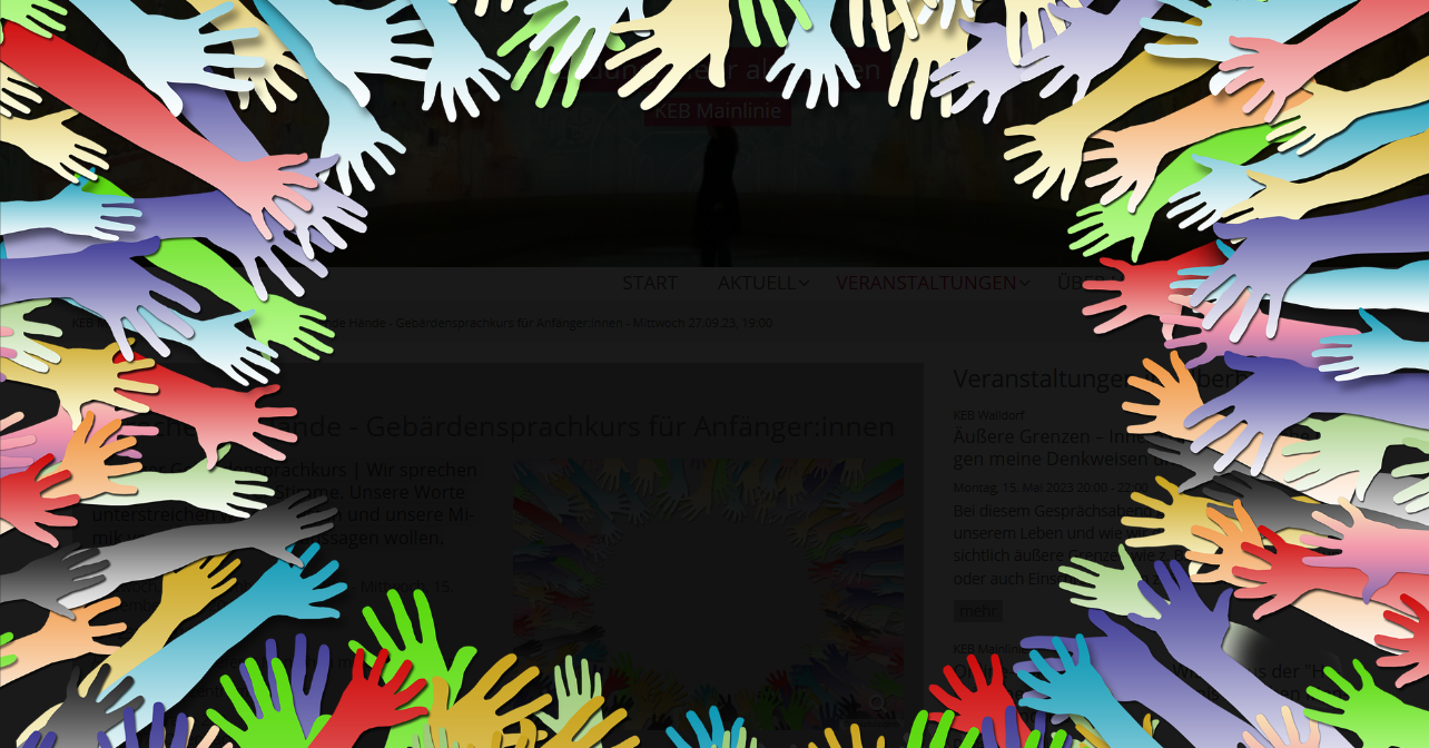 Sprechende Hände - Gebärdensprachkurs für Anfänger:innen | Seelsorge für Menschen mit ...