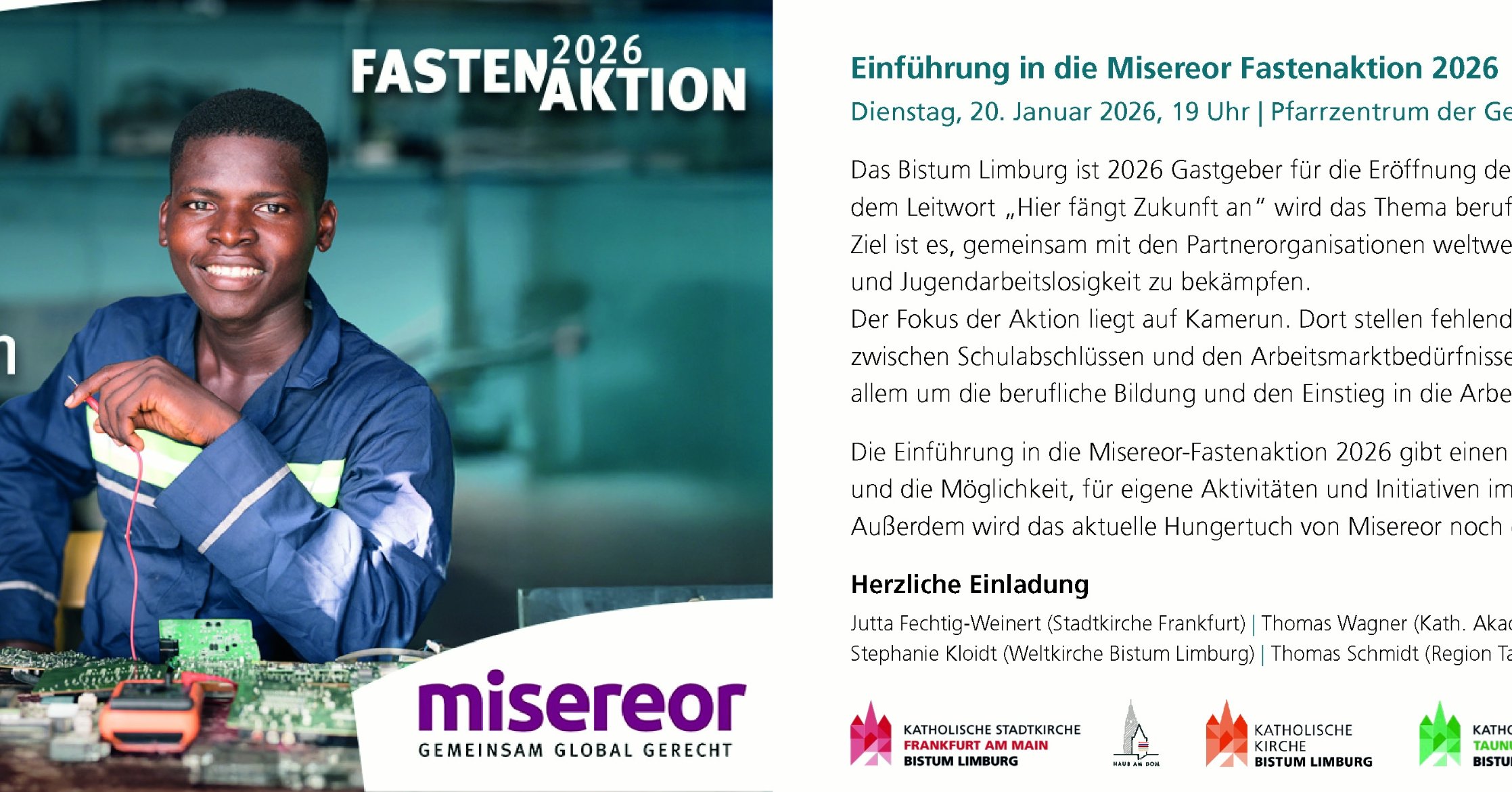 Einführung in die Misereor Fastenaktion 2026 | Weltkirche - Bistum Mainz